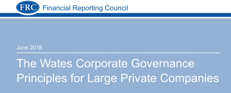 FRC Consultation: Proposed Wates Corporate Governance Principles for ...