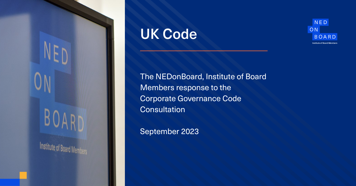 NEDonBoard Response: FRC Consultation on UK Corporate Governance Code 2023