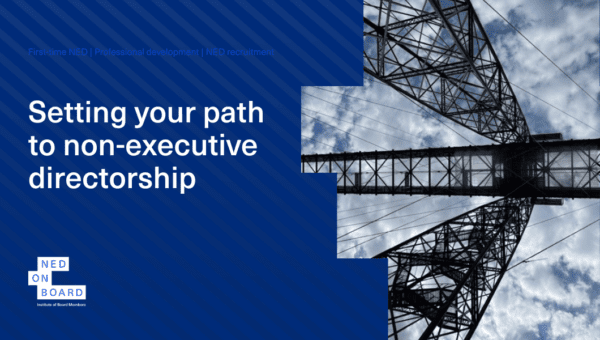 Best pathways to the non-executive director role