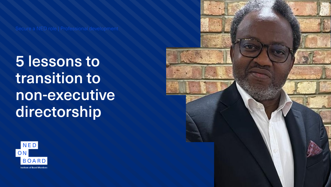 5 lessons to transition to non-executive director roles with success